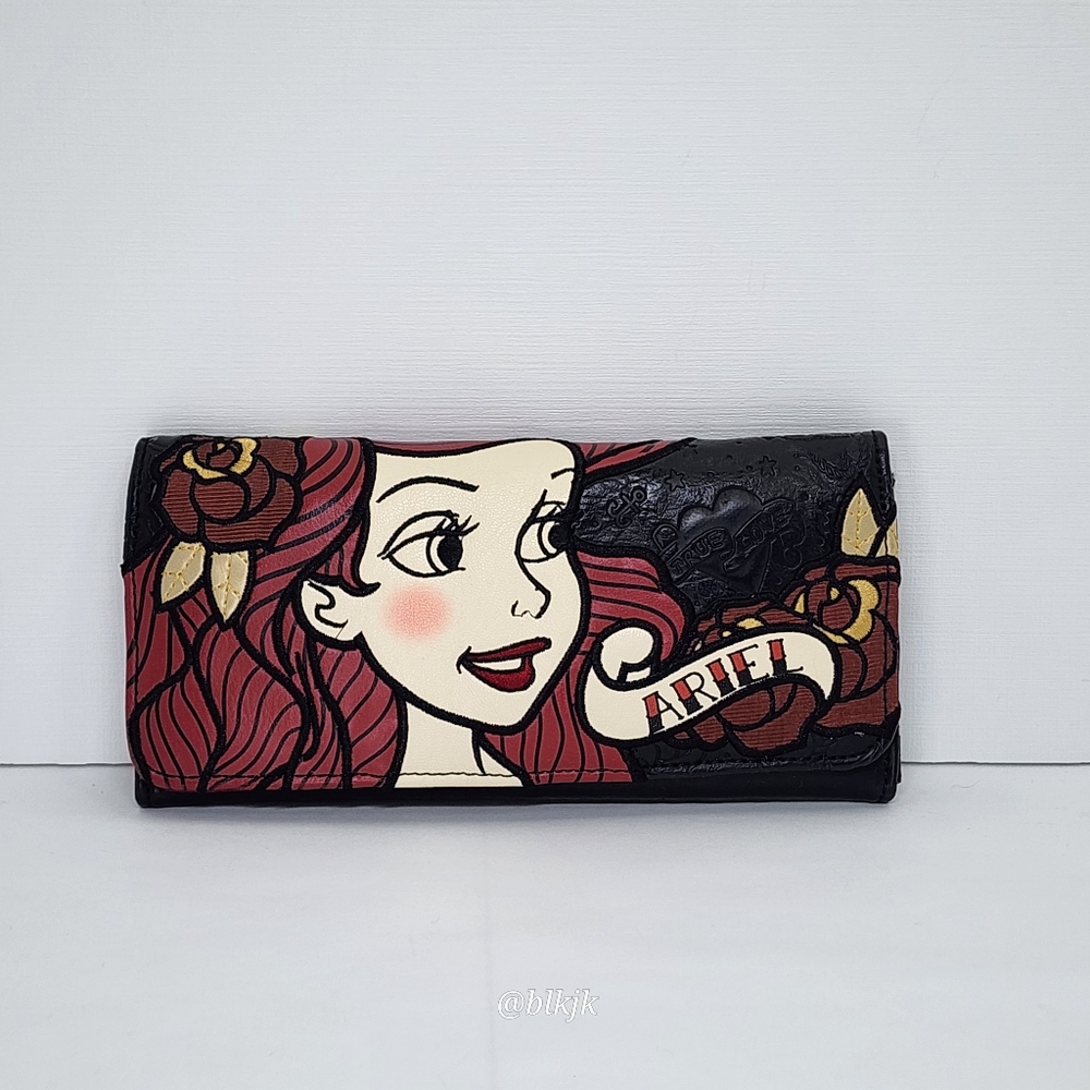 Loungefly Disney The Little Mermaid Wallet Ariel *Bla… - Gem